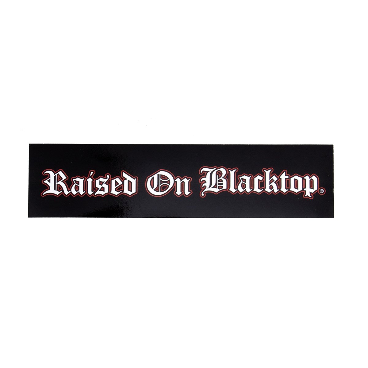 Raised on Blacktop Rectangle Sticker – Raised On Blacktop